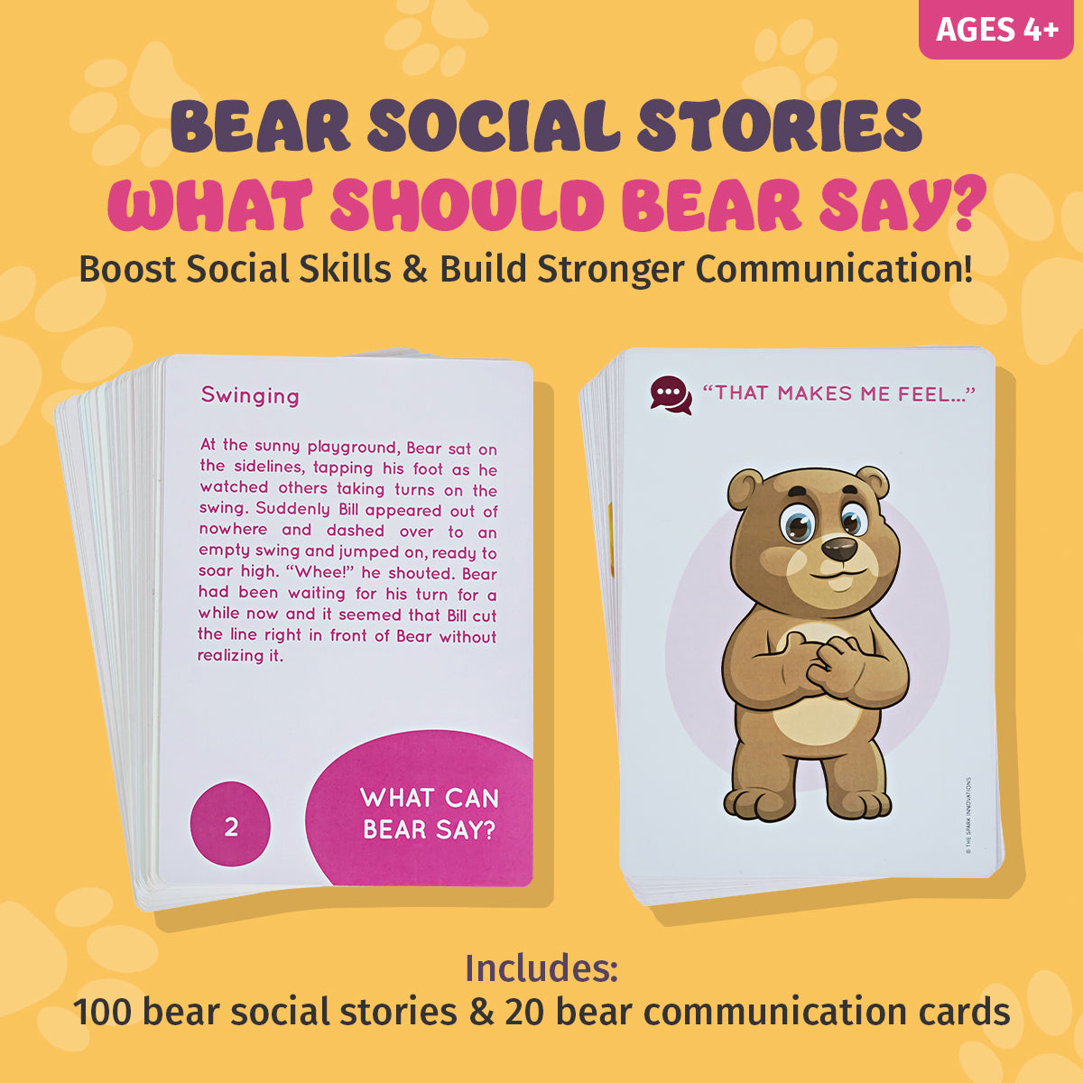What Can Bear Say - Social Skills Cards – The Spark Innovations