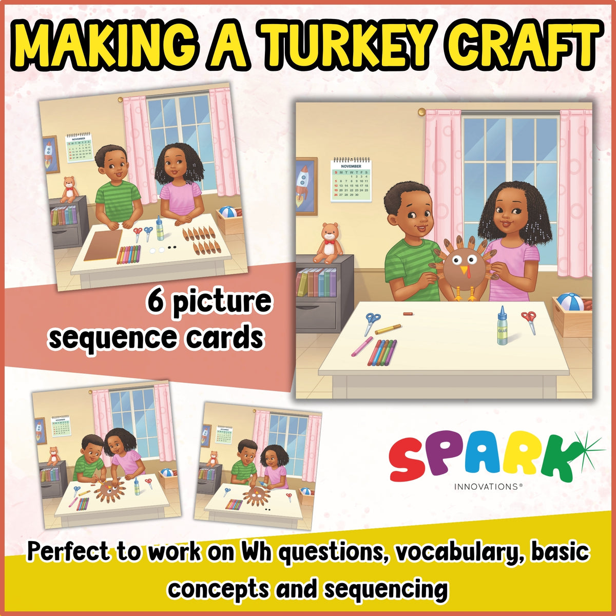 Making A Turkey Craft Sequence Download – The Spark Innovations