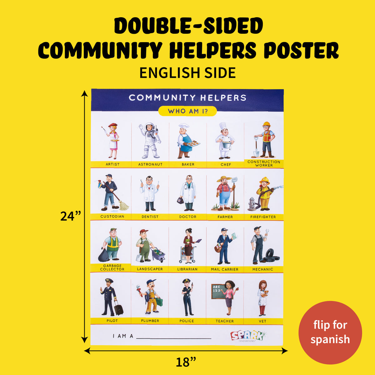 Community Helper Poster – The Spark Innovations