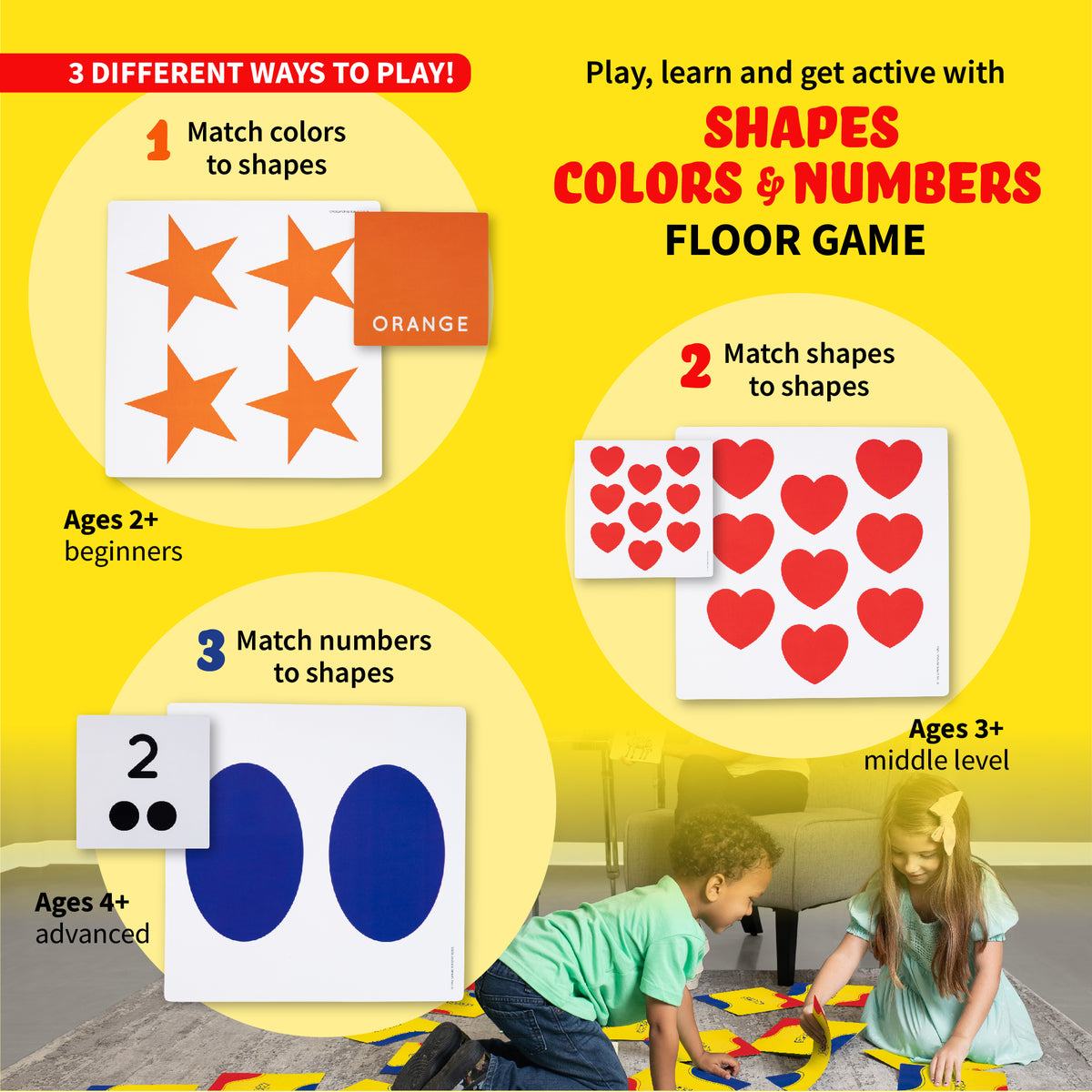 Shapes and Colors Floor Game – The Spark Innovations