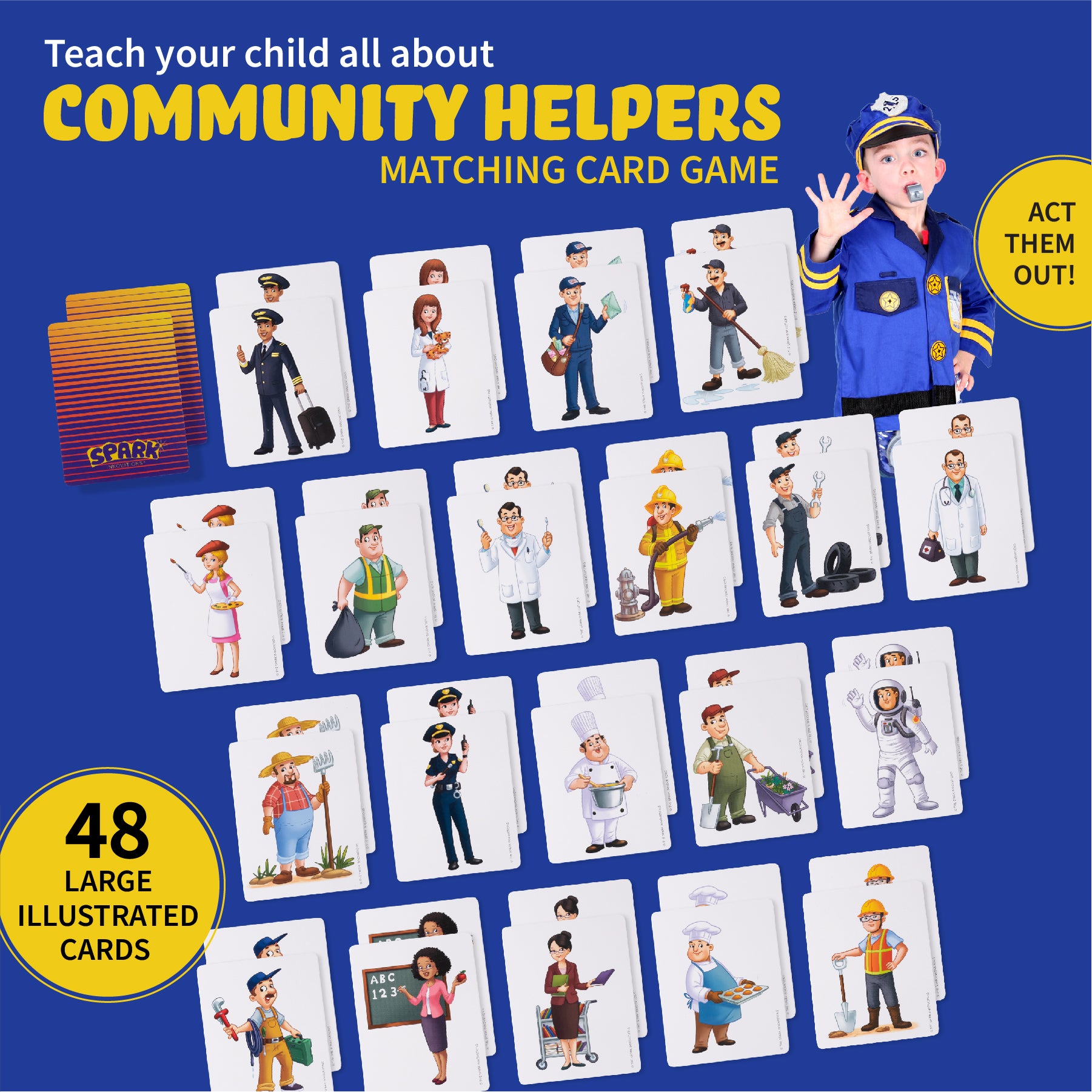Community Helper Matching Game – The Spark Innovations