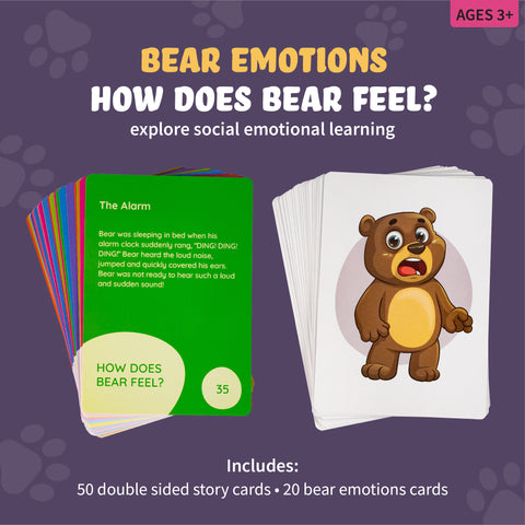 Teddy Bear Cards Emotions